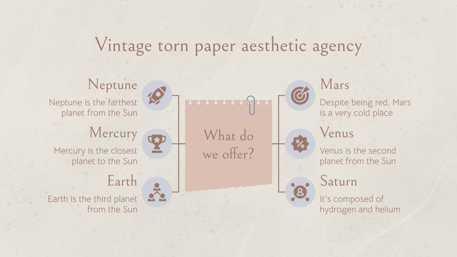 Infografías de diseño vintage con estética de papel rasgado