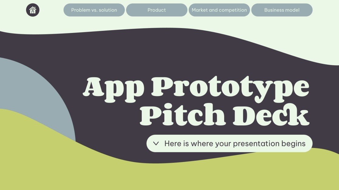App Prototype Pitch Deck | Google Slides & PowerPoint