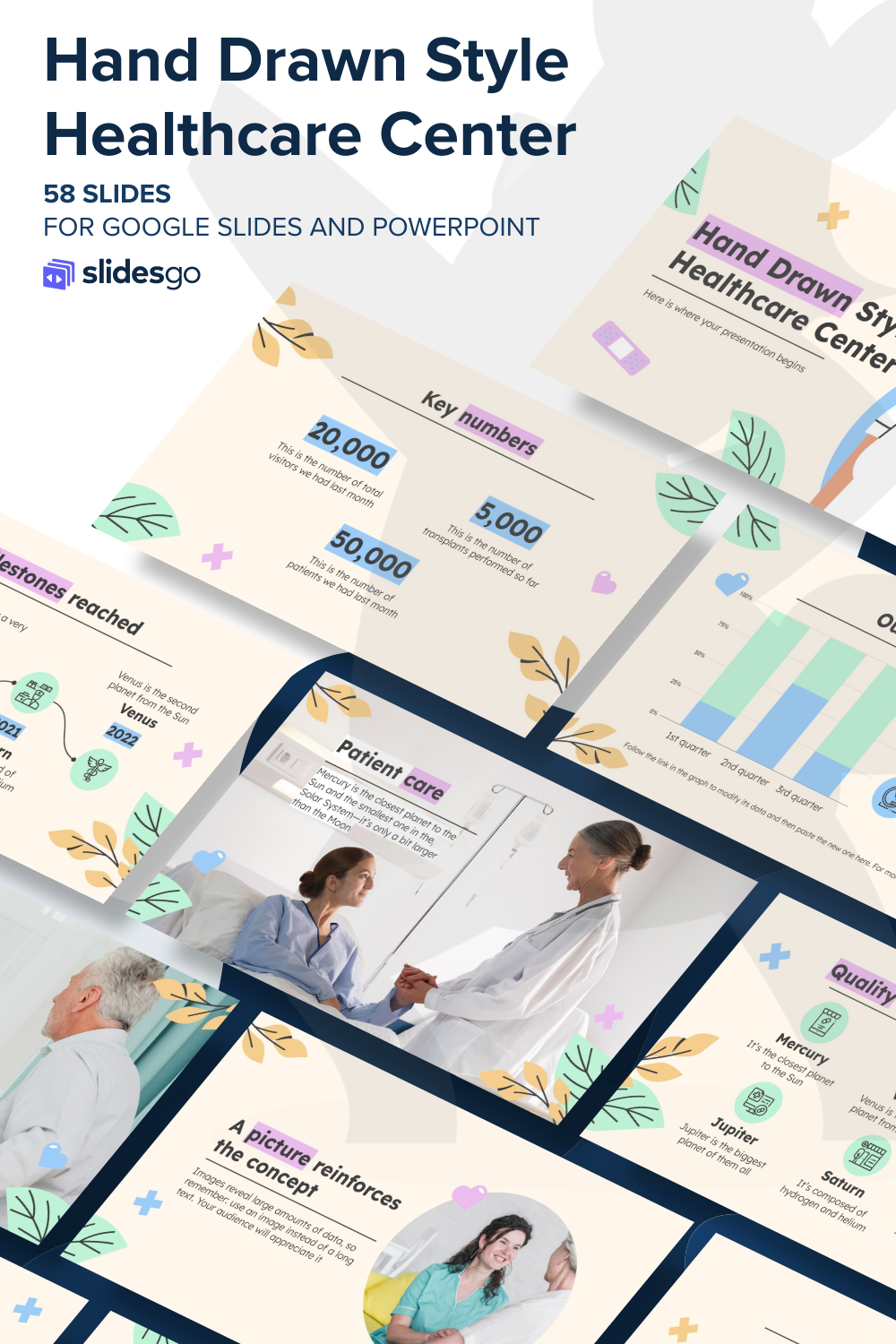 Hand Drawn Style Healthcare Center | Google Slides & PPT