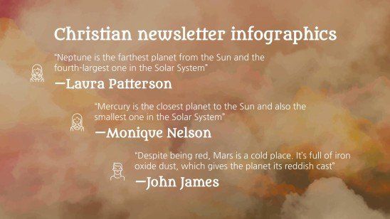 Christian Newsletter Infographics | Google Slides & PPT