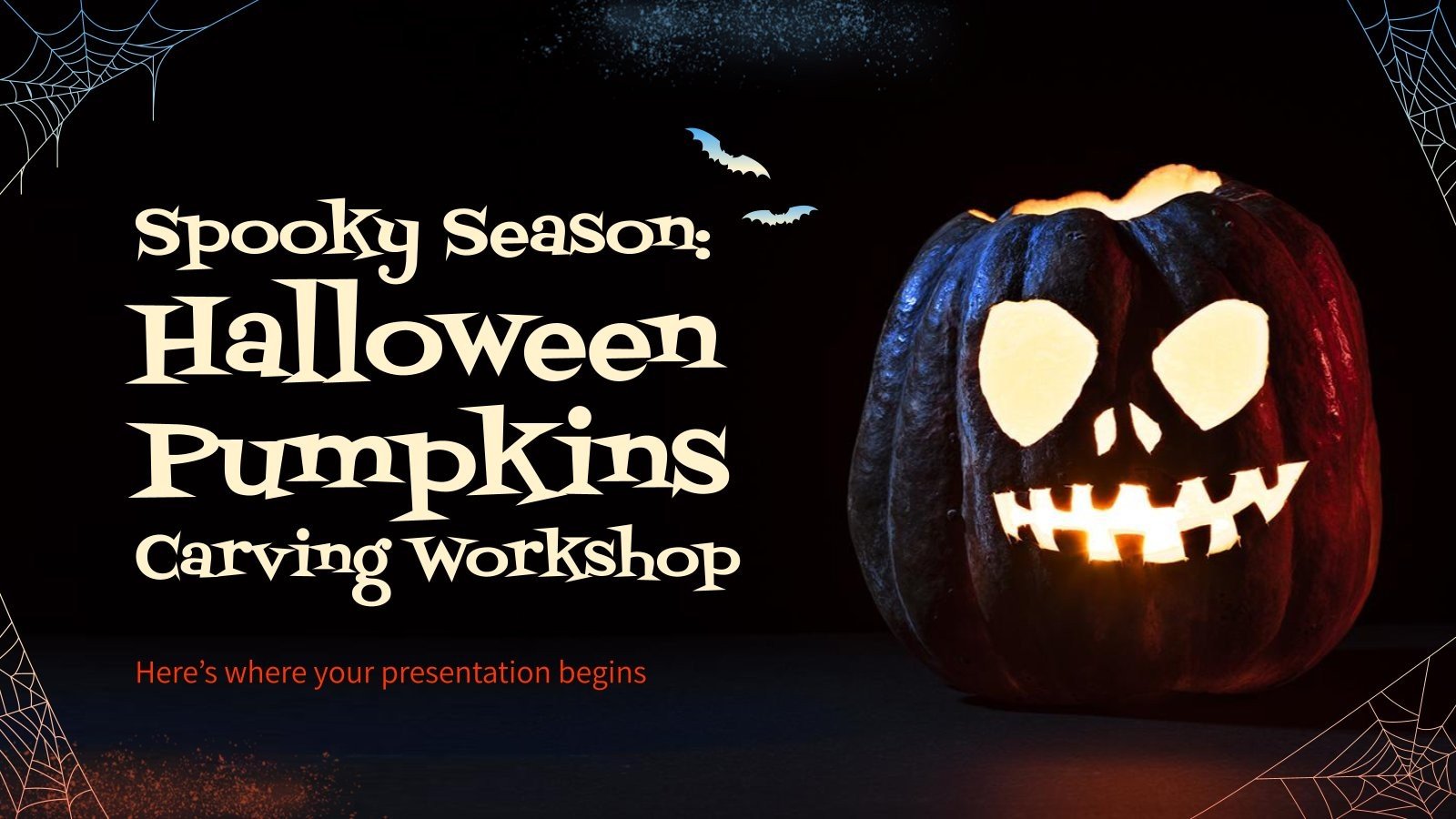 Spooky Season: Halloween Pumpkins Carving Workshop