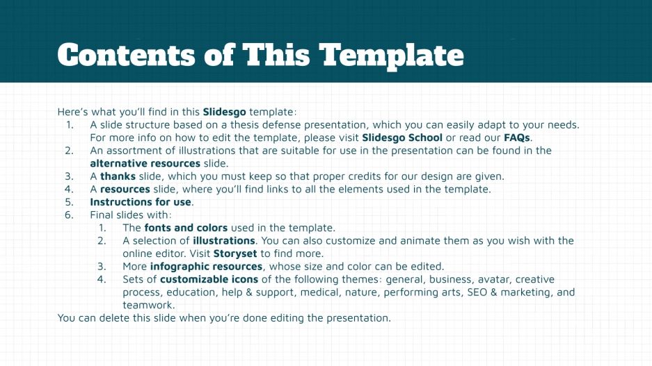 Academic Research Thesis Defense Google Slides & PowerPoint