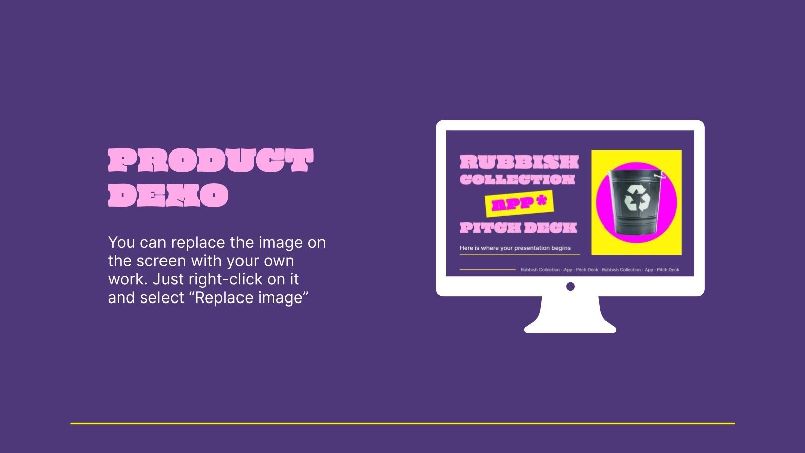 Rubbish Collection App Pitch Deck | Google Slides & PowerPoint
