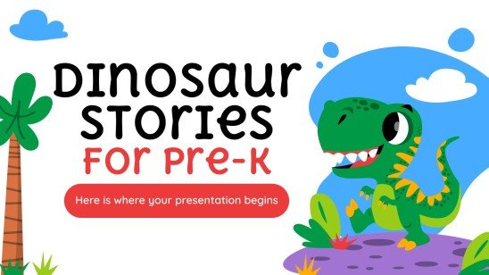 Histoires de dinosaures pour enfants | Google Slides et PPT