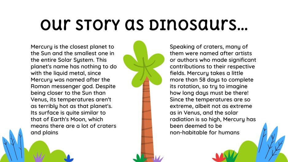 Dinosaur Stories for Pre-K | Google Slides & PowerPoint