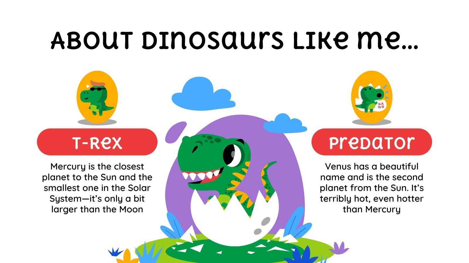 Dinosaur Stories for Pre-K | Google Slides & PowerPoint