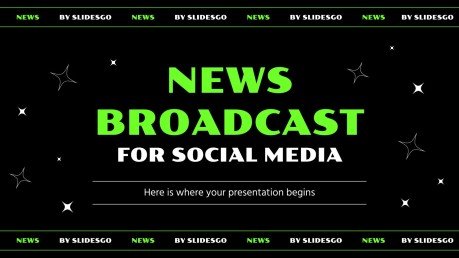 Free Google Slides and PowerPoint Templates on News