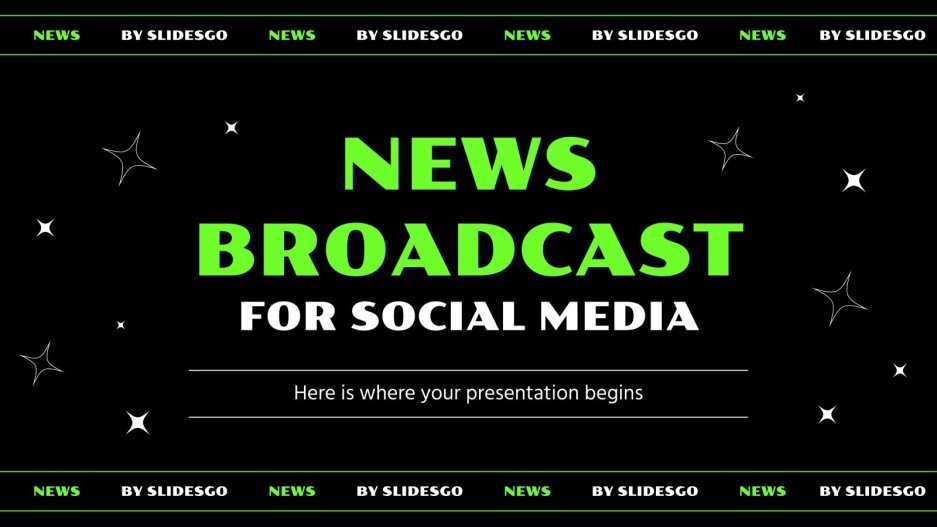 Free Google Slides and PowerPoint Templates on News