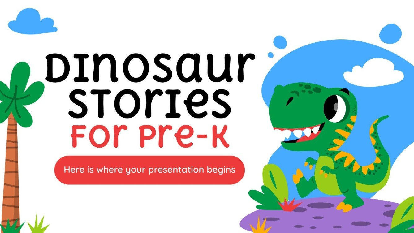 Plantillas gratis de dinosaurios para Google Slides y PPT