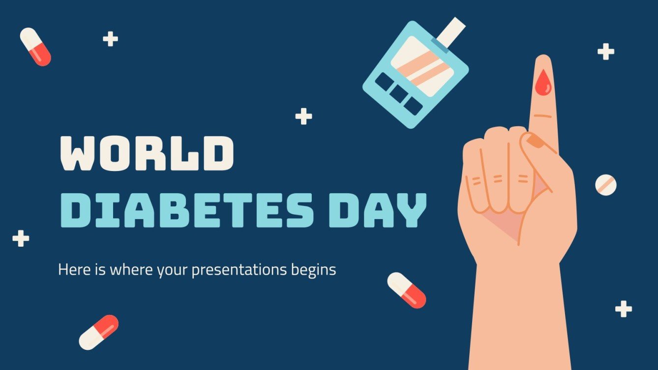 Free templates about Diabetes for Google Slides & PowerPoint