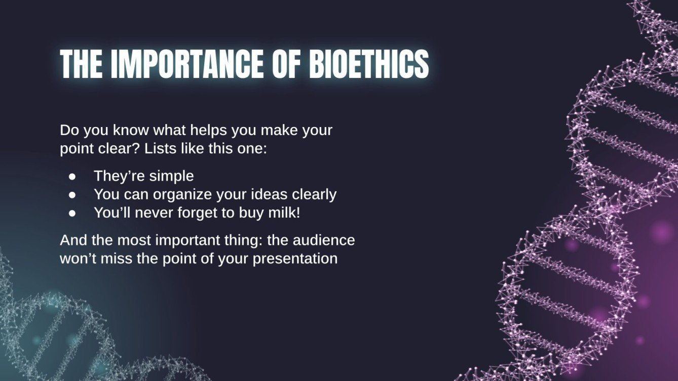 Bioethics Major | Google Slides & PowerPoint