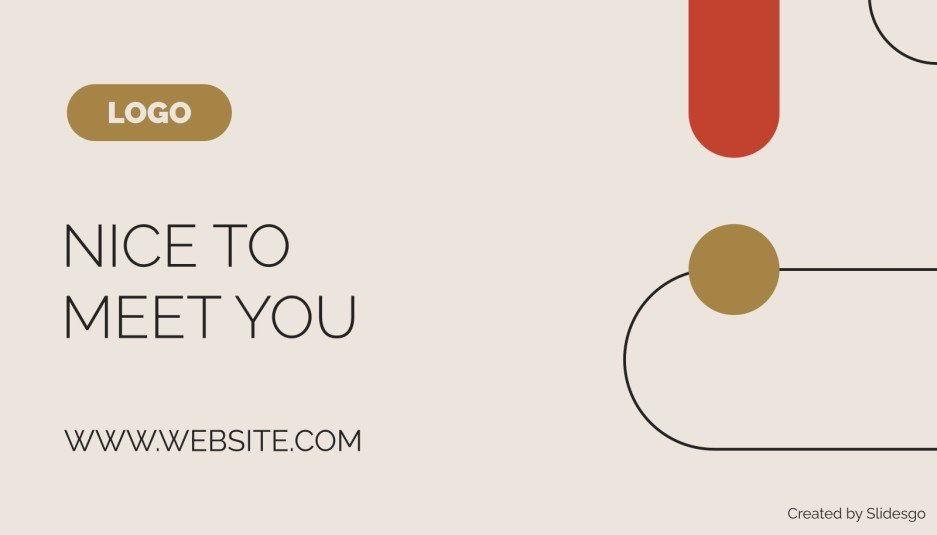 Simple Business Card | Google Slides & PowerPoint template