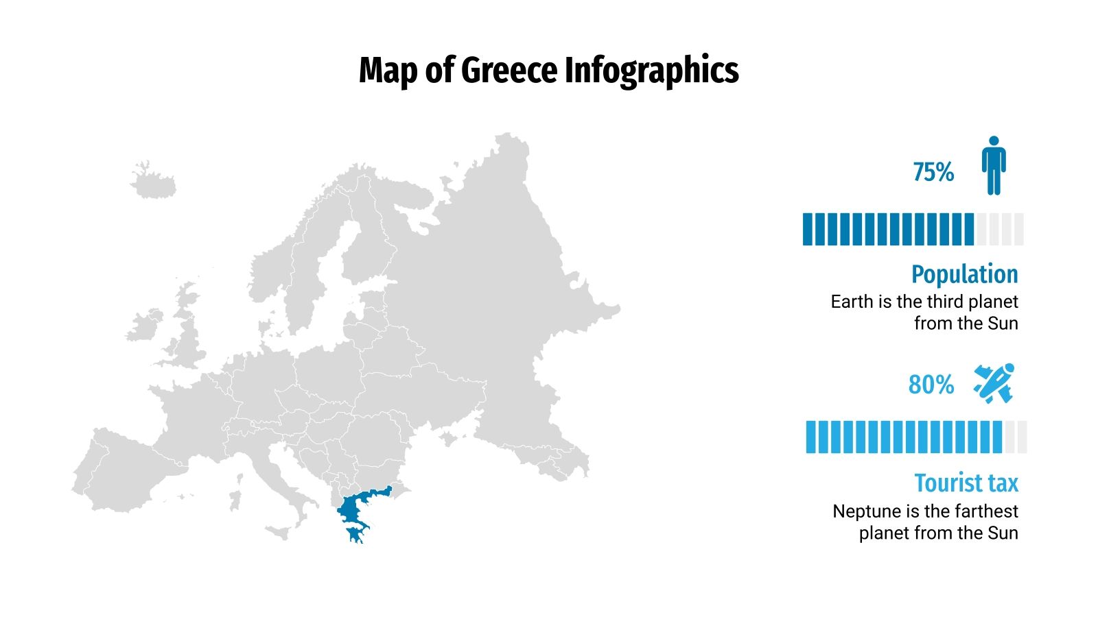 Map of Greece Infographics for Google Slides and PowerPoint