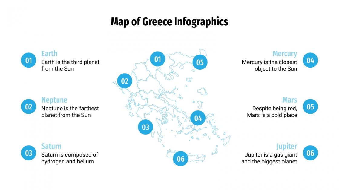 Map of Greece Infographics for Google Slides and PowerPoint