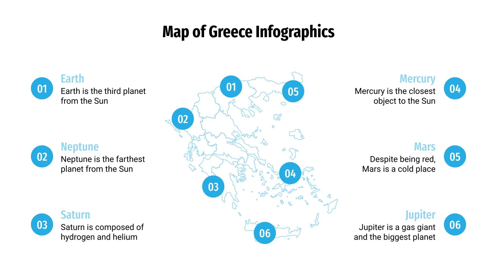 Map of Greece Infographics for Google Slides and PowerPoint
