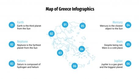 Map of Greece Infographics for Google Slides and PowerPoint