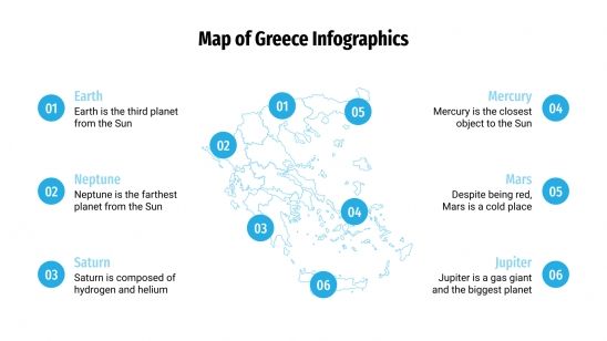 Map of Greece Infographics for Google Slides and PowerPoint