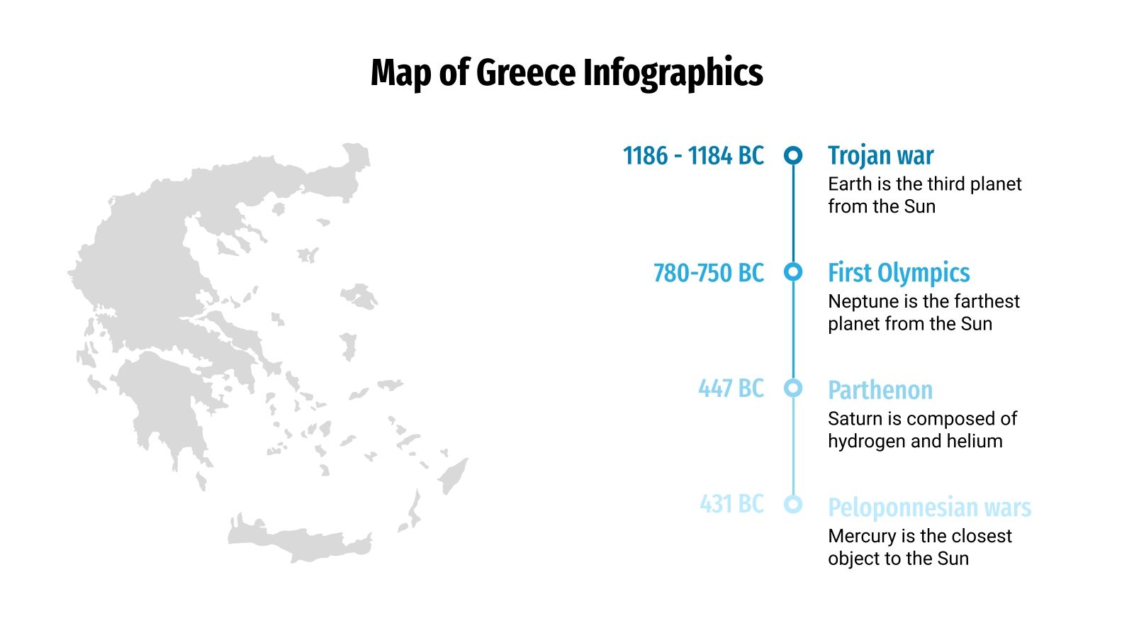 Map of Greece Infographics for Google Slides and PowerPoint