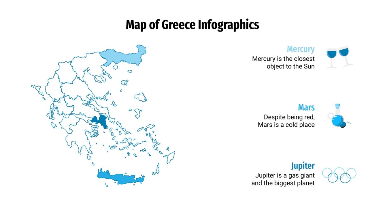 Map of Greece Infographics for Google Slides and PowerPoint