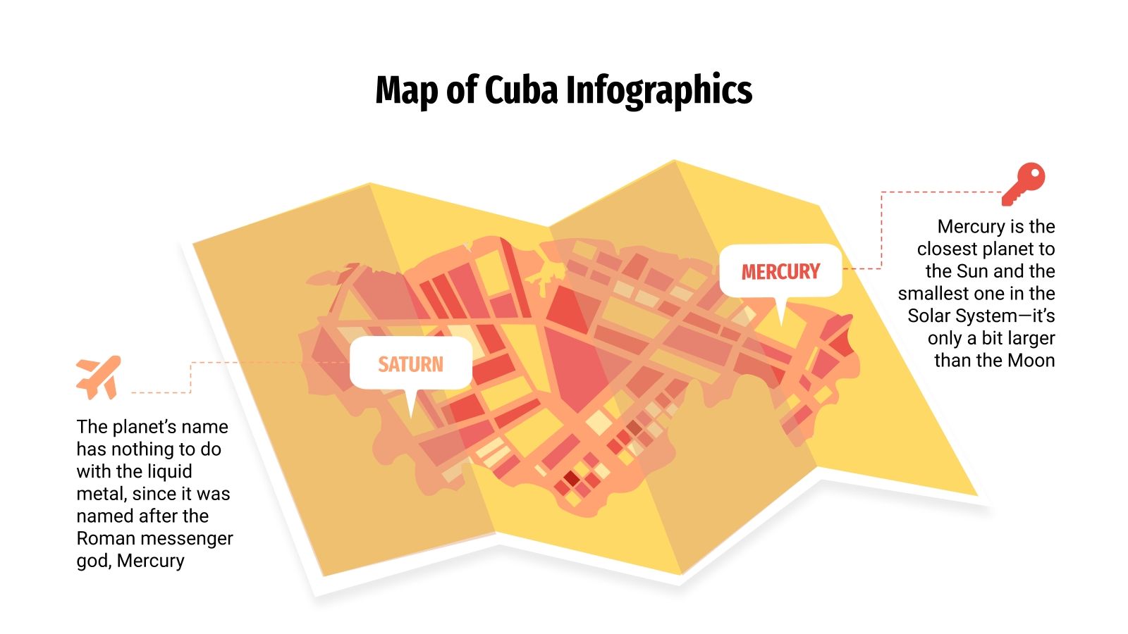 Map of Cuba Infographics for Google Slides and PowerPoint