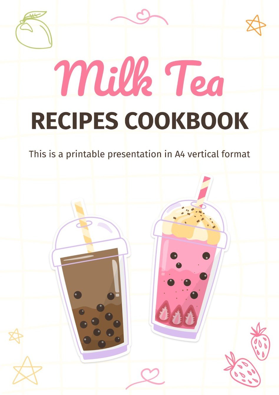 Free Google Slides and PPT Templates about Milk