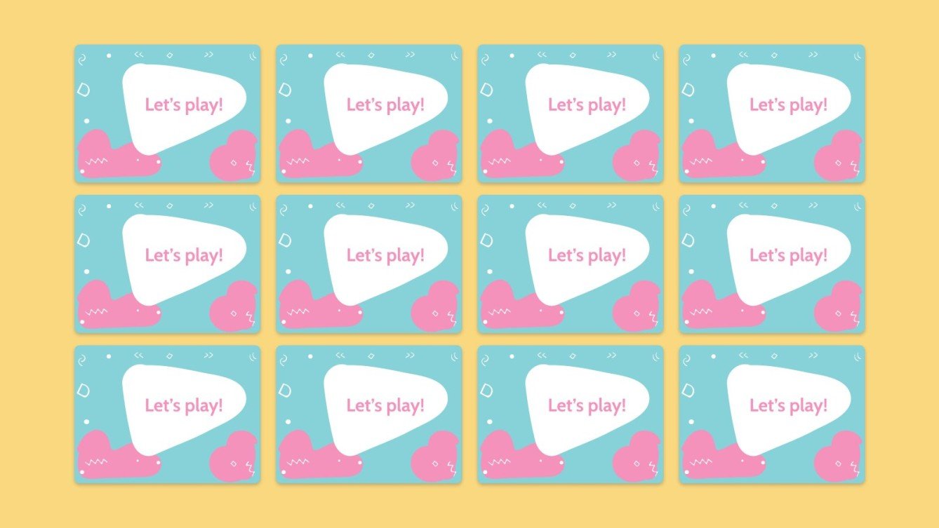 Memory Game Google Slides theme & PowerPoint template