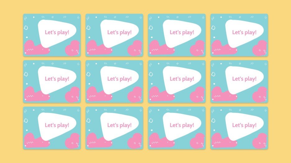 Memory Game Google Slides theme & PowerPoint template
