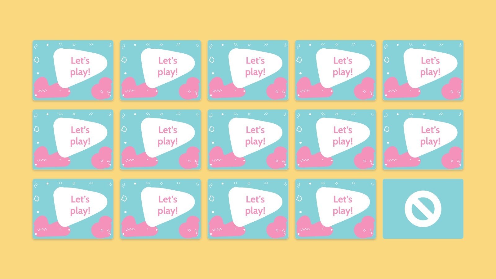 Memory Game Google Slides theme & PowerPoint template