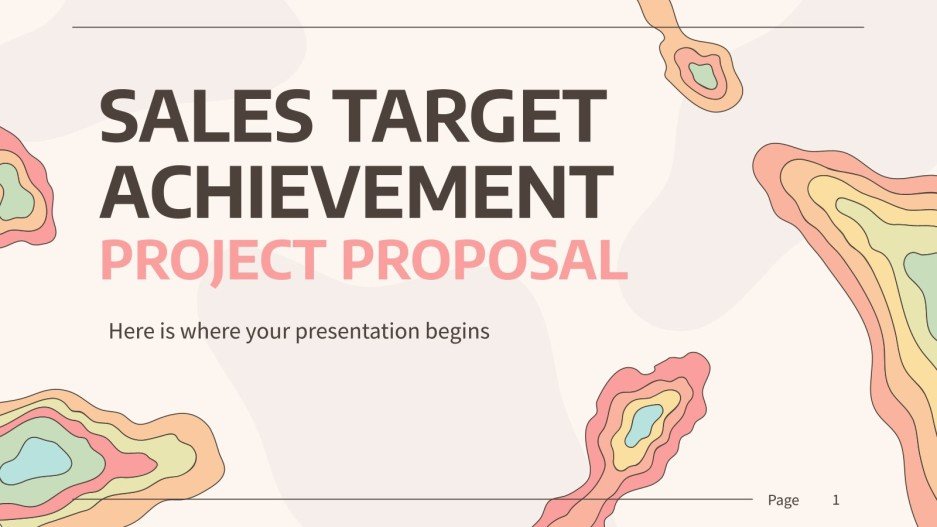 Sales Target Achievement Project Proposal | Google Slides & PPT