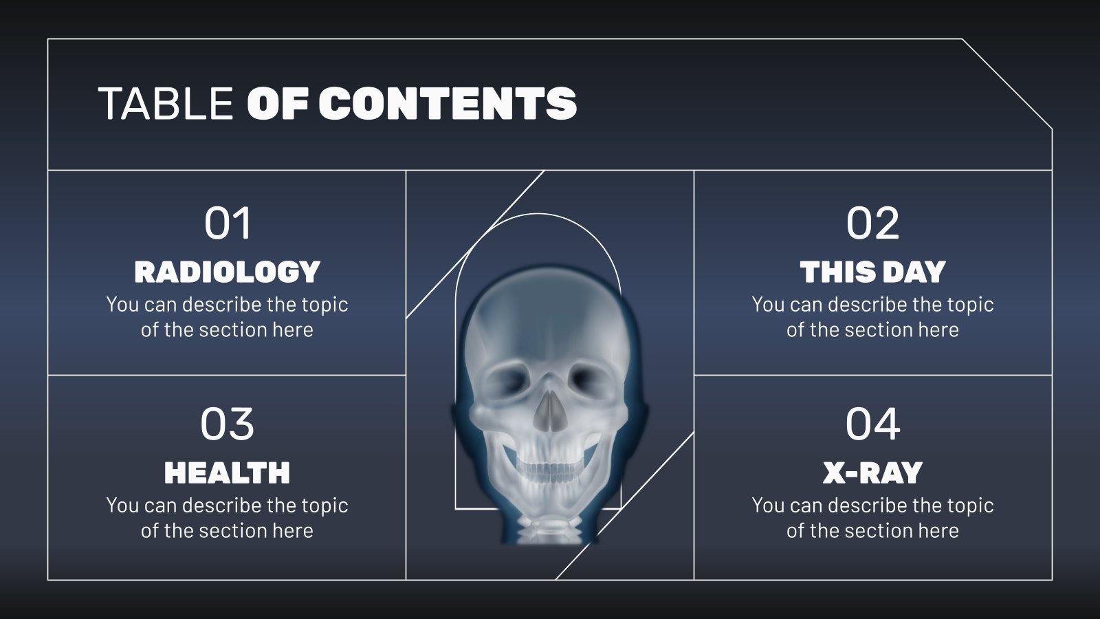 Vamos celebrar o Dia Mundial da Radiologia! | Google Slides