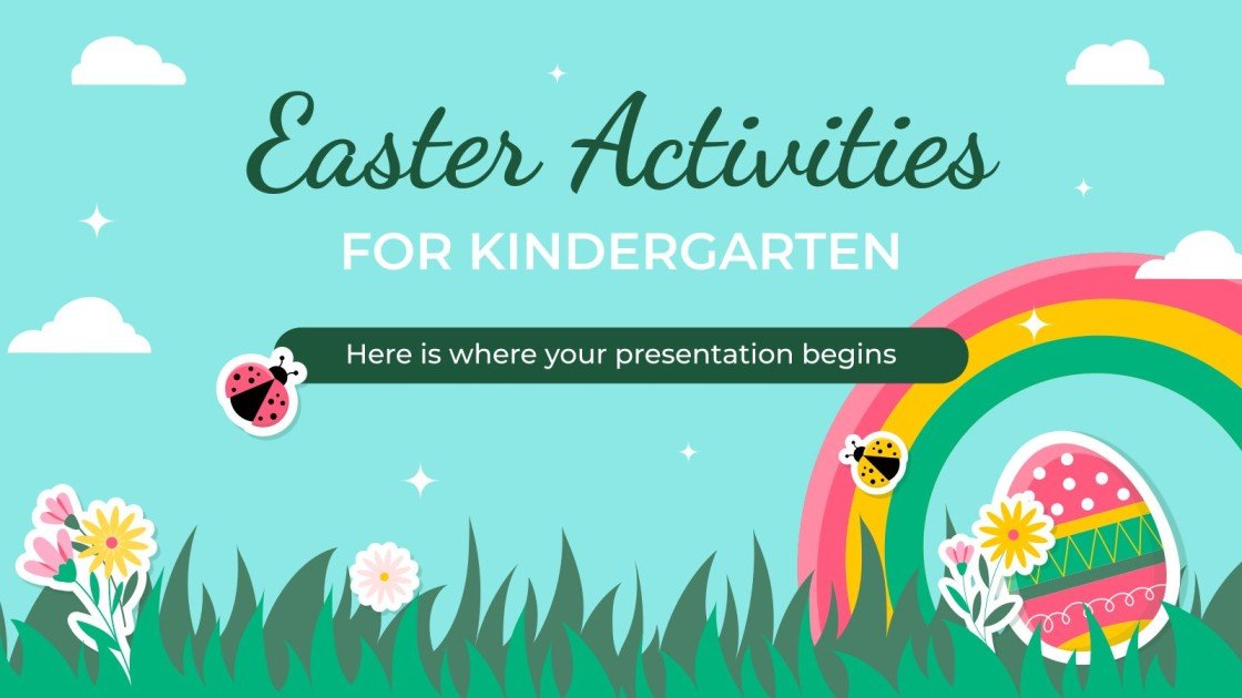 Plantillas gratis de Pascua para Google Slides y PowerPoint