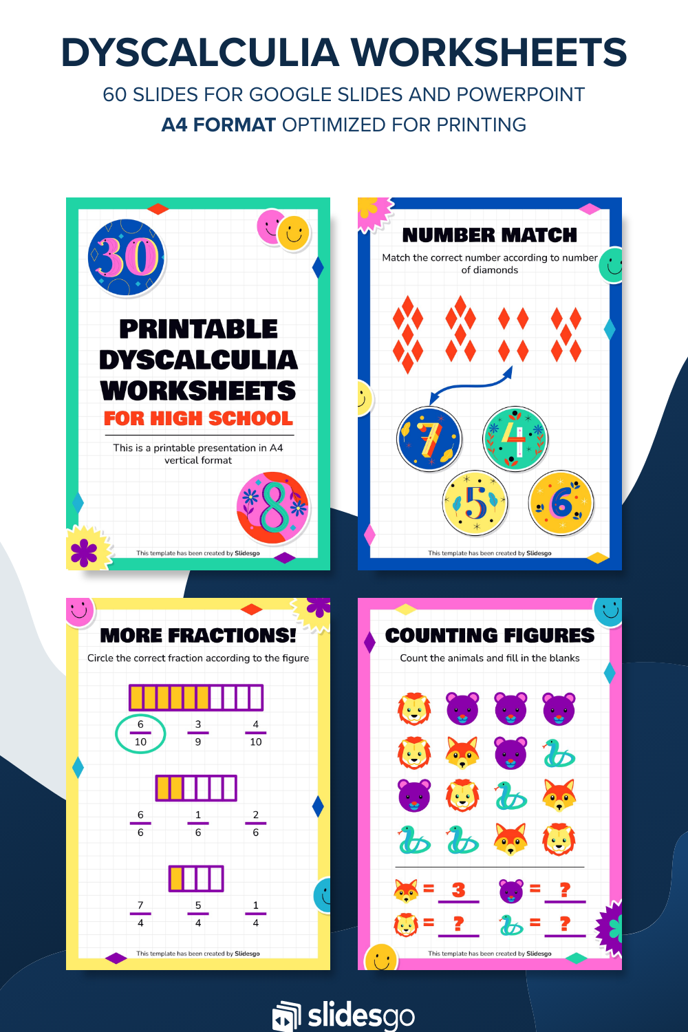 Printable Dyscalculia Worksheets for High School