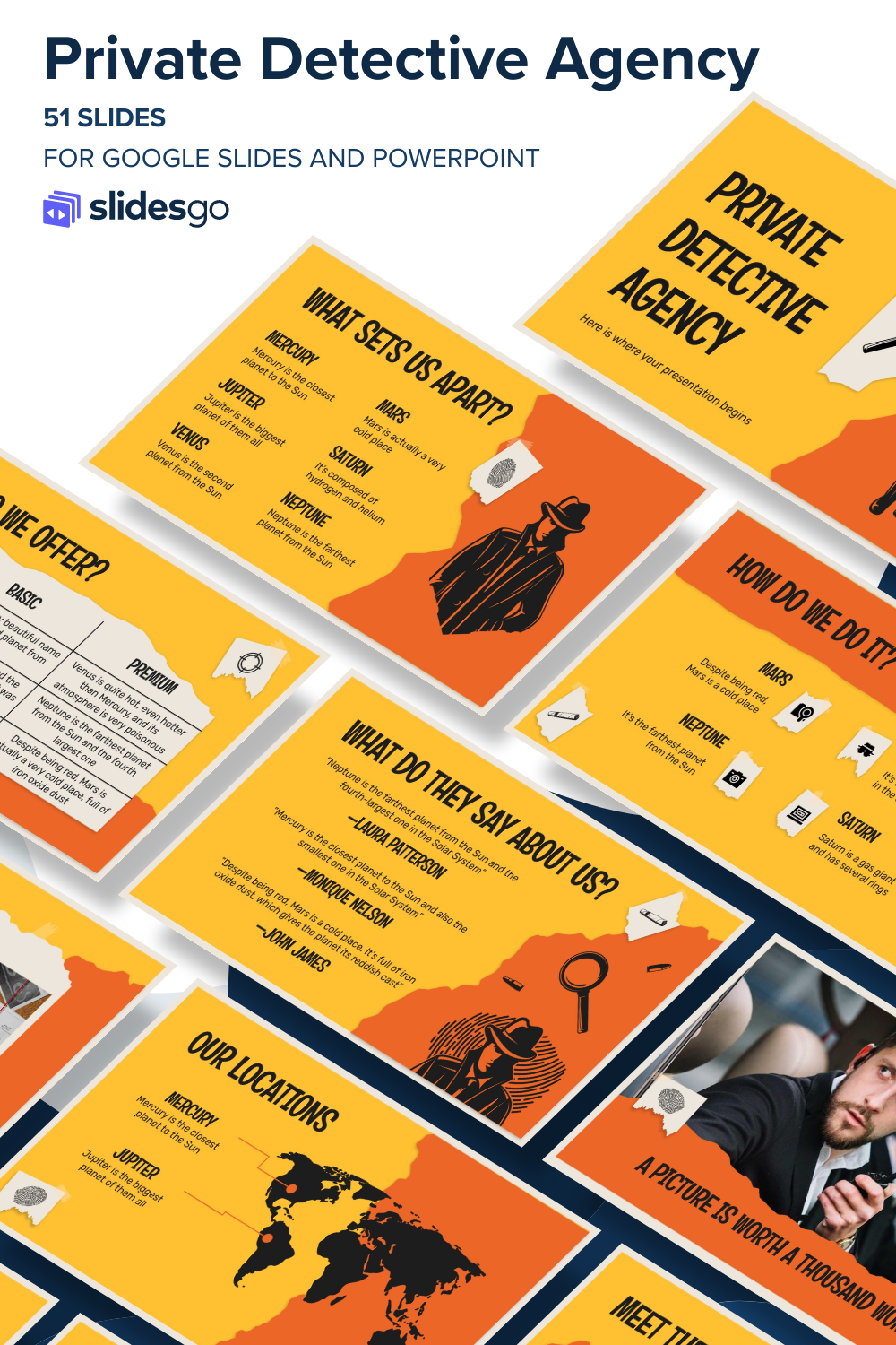 Private Detective Agency | Google Slides & PowerPoint
