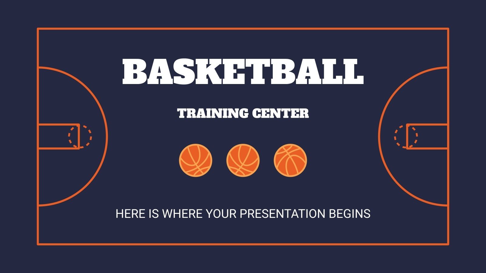 Free Google Slides and PowerPoint templates on basketball