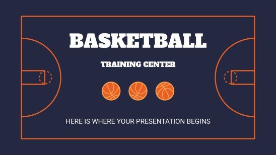 Modèles gratuits de Google Slides et PPT sur le basket-ball