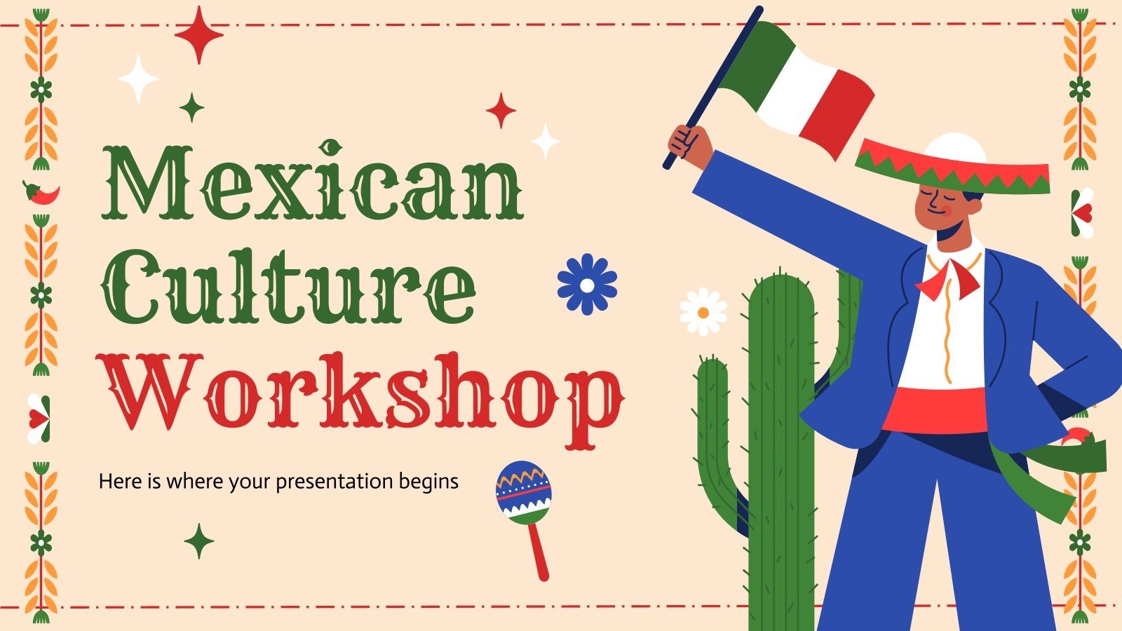 Plantillas gratis sobre México para Google Slides y PowerPoint