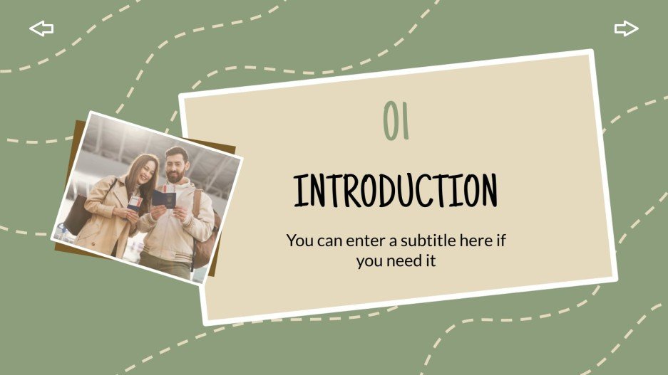 Planning My Trip Google Slides theme and PowerPoint template