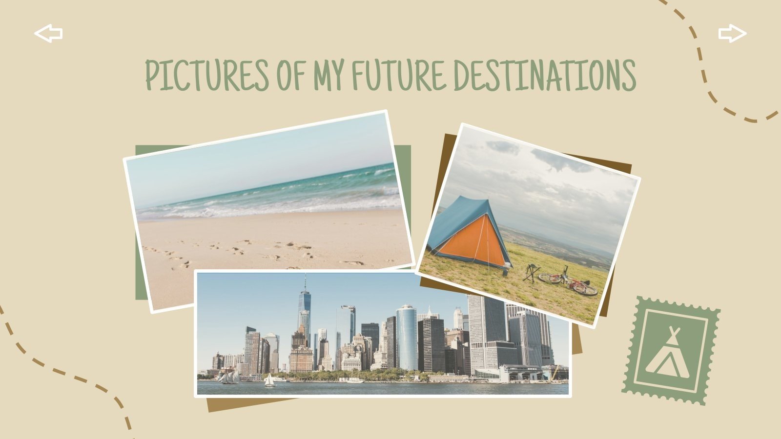 Planning My Trip Google Slides theme and PowerPoint template