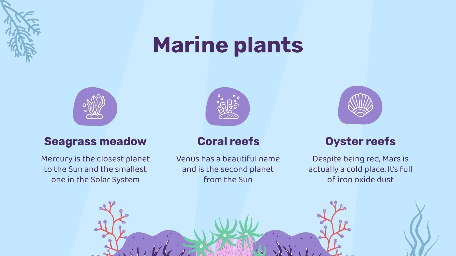 Aquatic Biomes Plants Activities for Elementary