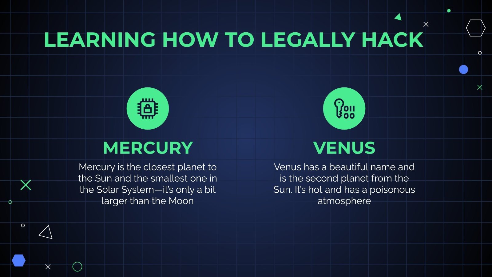 Ethical Hacking Training for University | Google Slides & PPT