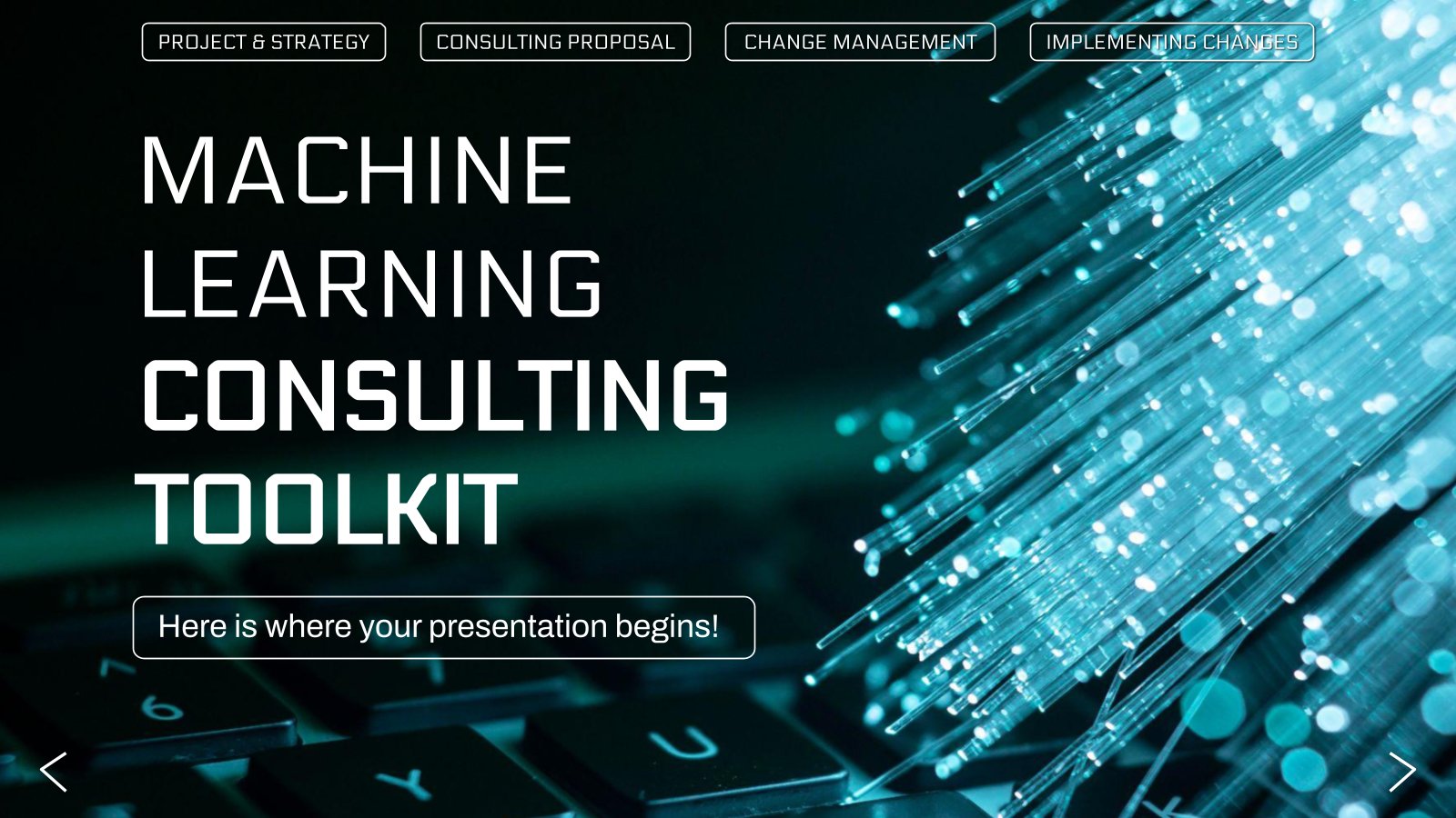 Machine Learning Consulting Toolkit Google Slides PPT