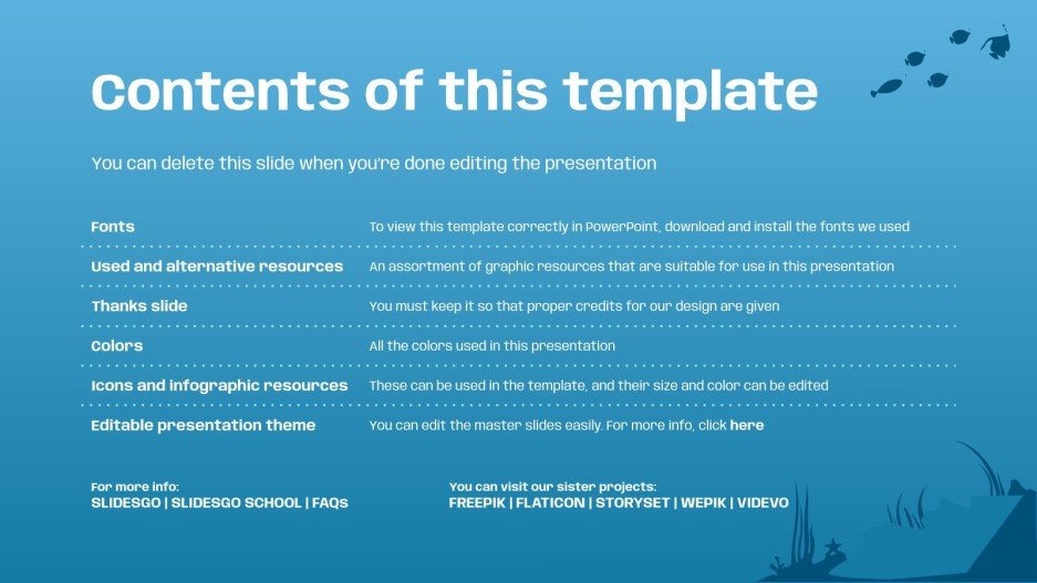 Open Water Diving Course | Google Slides & PowerPoint