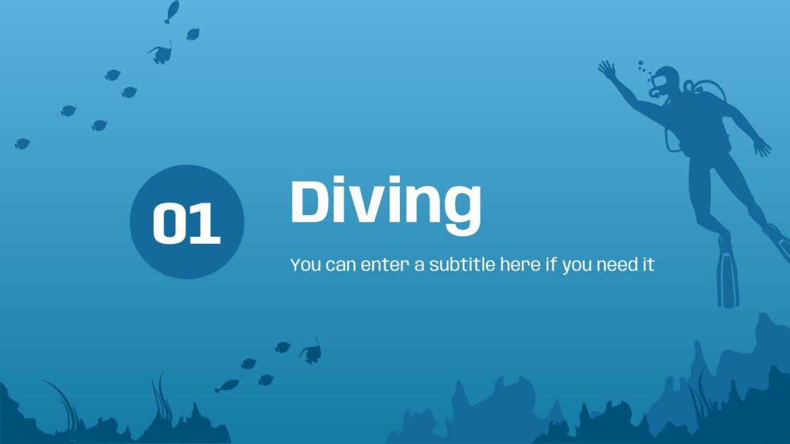 Open Water Diving Course | Google Slides & PowerPoint
