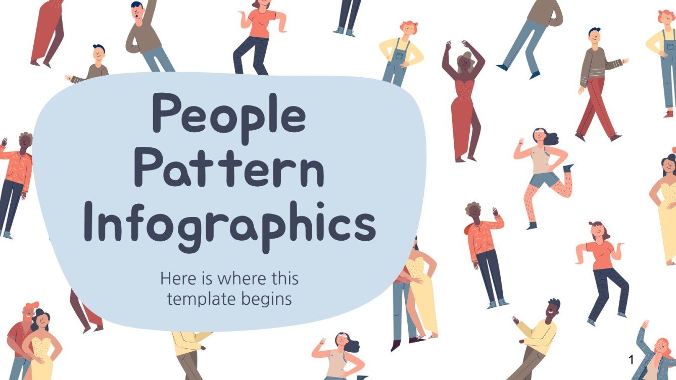 Infografías de patrones con personas | Google Slides y PPT
