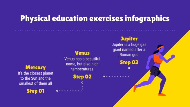 Physical Education Exercises Infographics | Google Slides & PPT