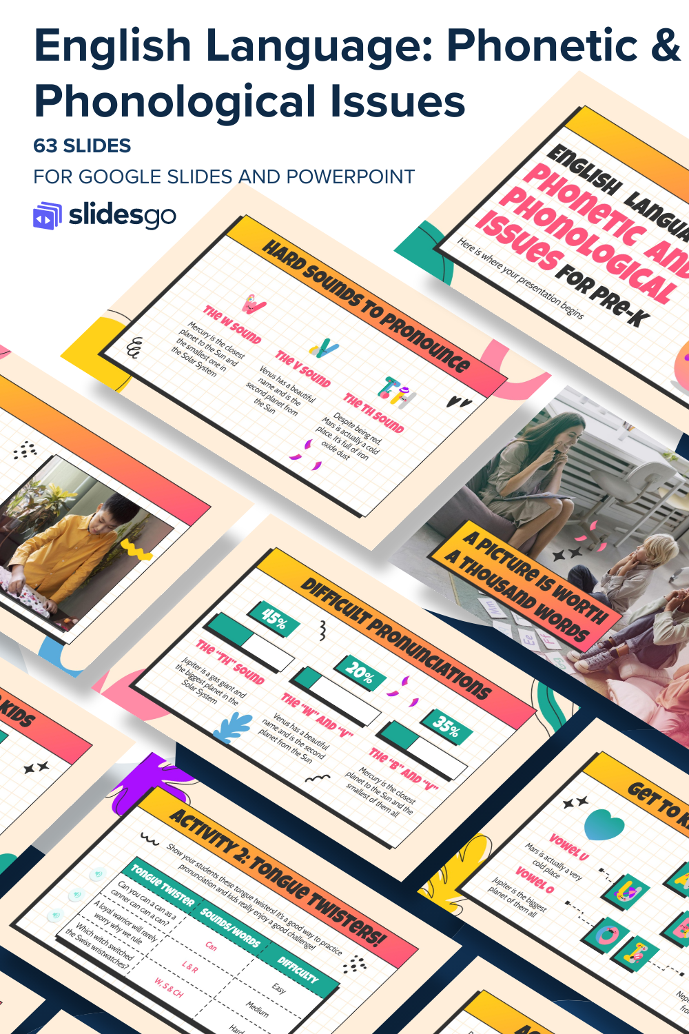 English Language: Phonetic and Phonological Issues for Pre-K