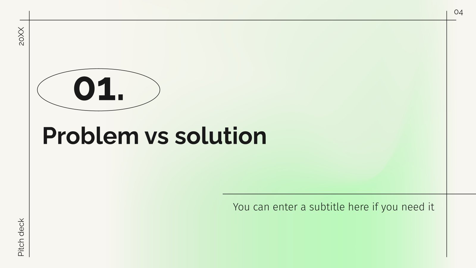 Basic Template: Formal Modern Gradients Pitch Deck