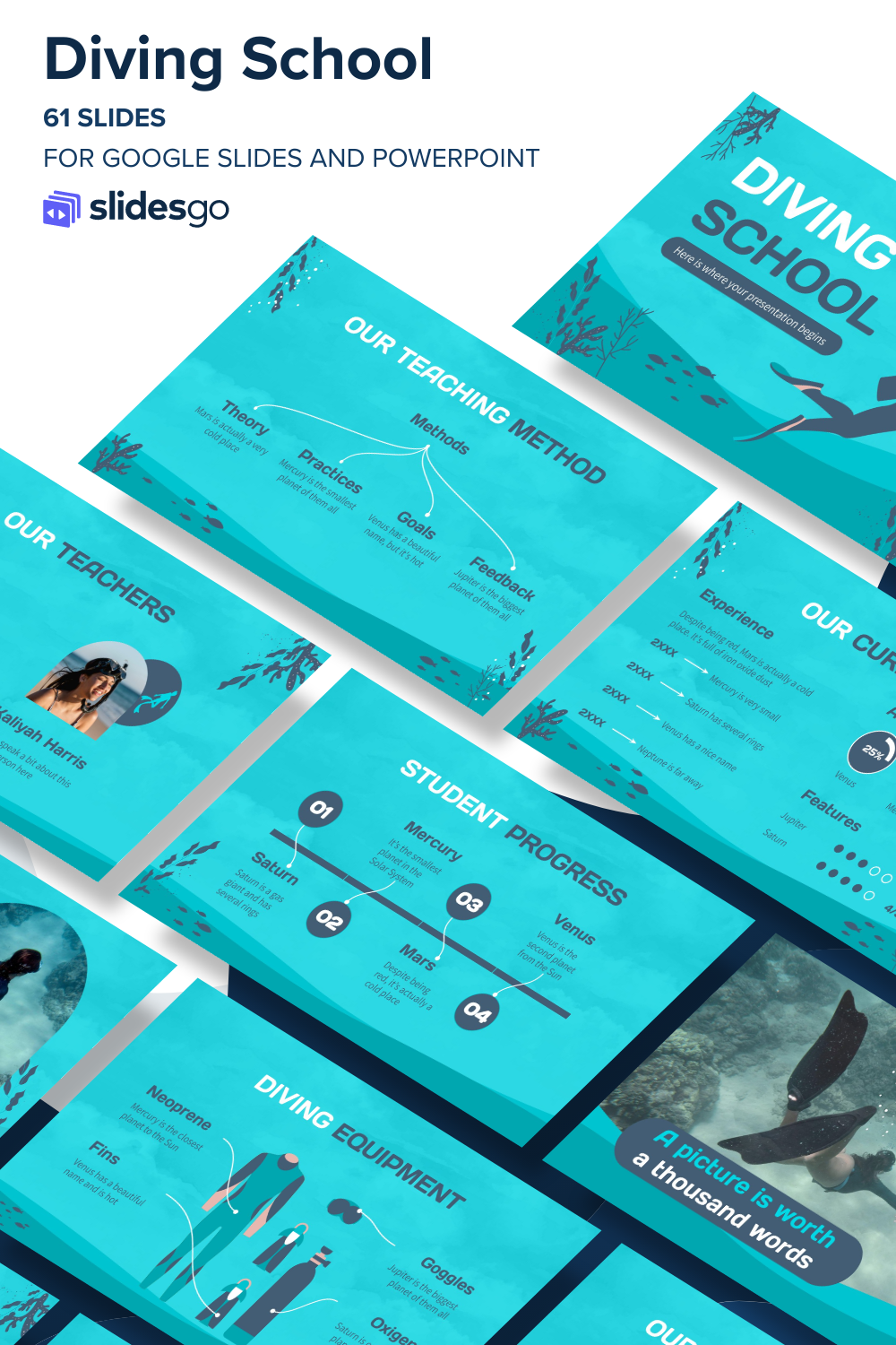 Diving School | Google Slides & PowerPoint