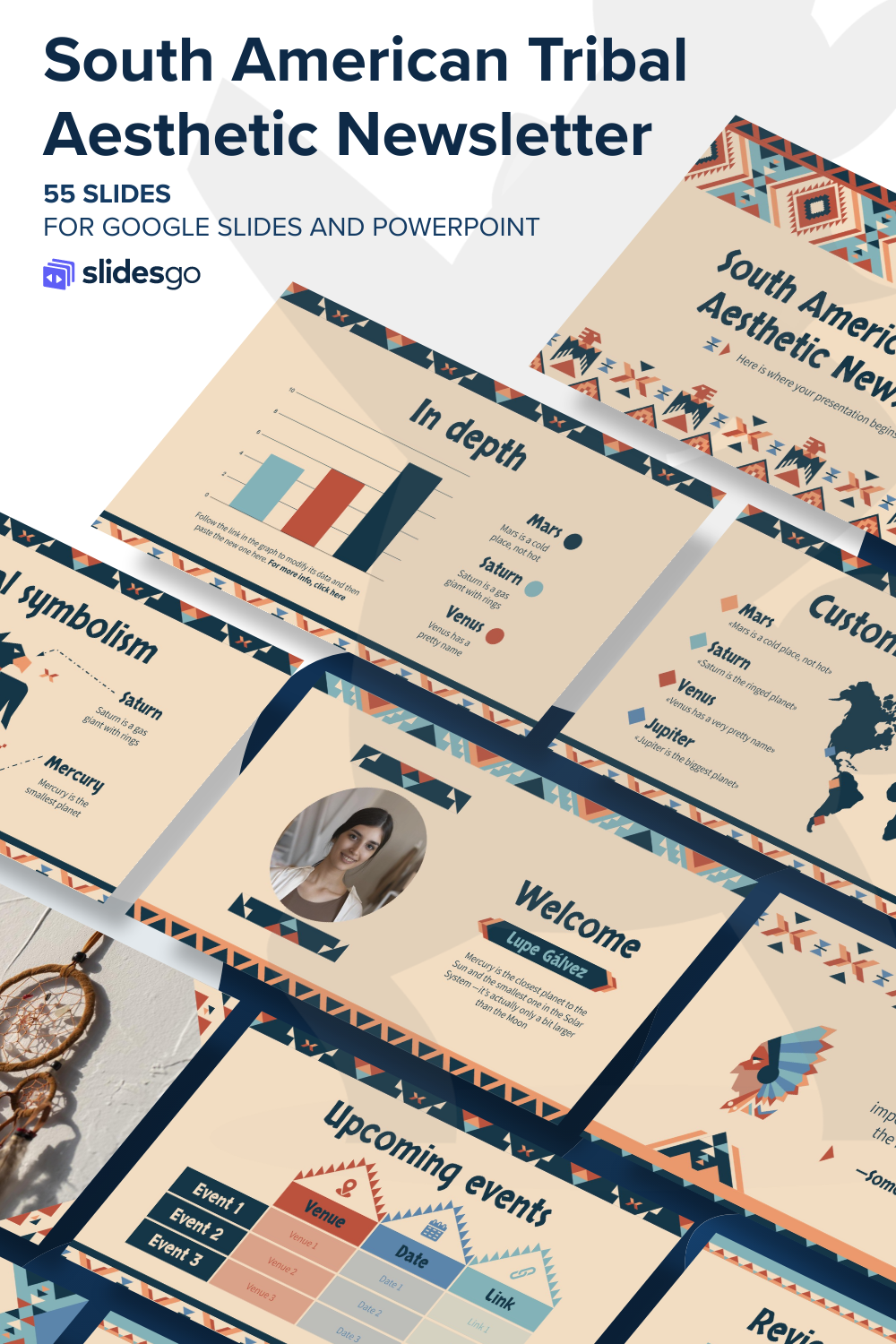 South American Tribal Aesthetic Newsletter | Google Slides