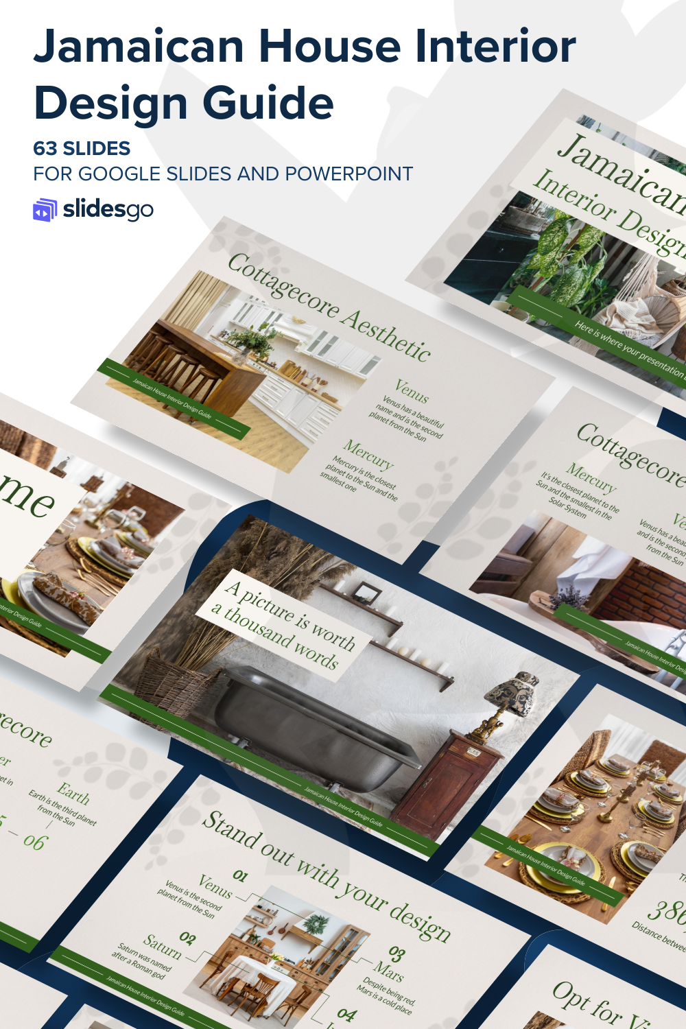 Jamaican House Interior Design Guide | Google Slides & PPT